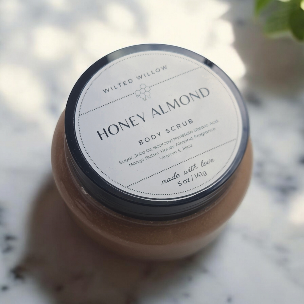 5oz body scrub – Wilted Willow